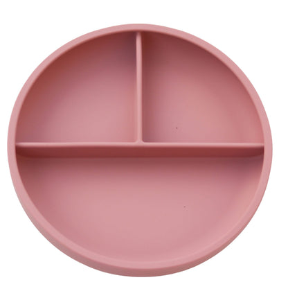 Silicone Suction Plate with Divider – CLEARANCE (Dusk) – Aster & Ruby